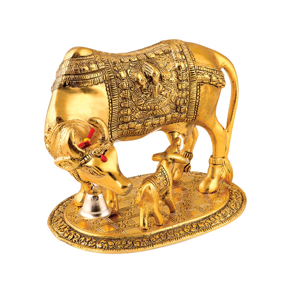 Silver Giftry's Cow and Calf / Kamadhenu Collections
