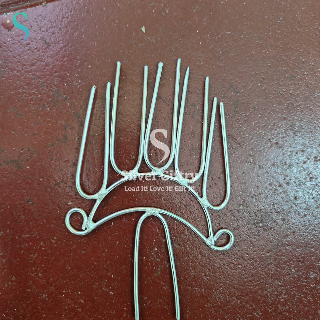 German silver coconut pins set of 3 – Silver Giftry