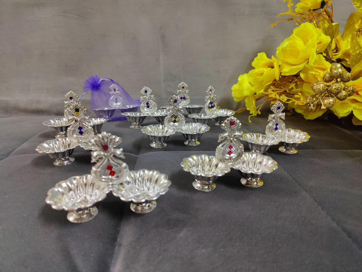 GS Fancy 2 Cup Panchawala with Peacock Head with Net Bags (Pack of 10 ...