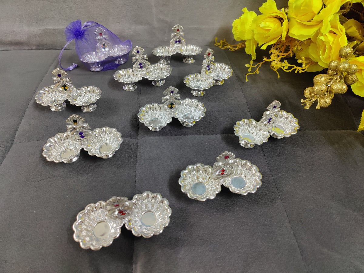 GS Fancy 2 Cup Panchawala with Peacock Head with Net Bags (Pack of 10 ...