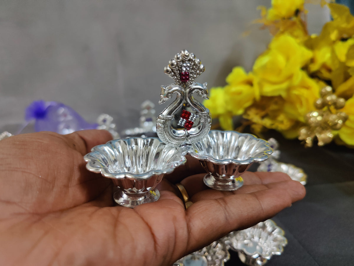 GS Fancy 2 Cup Panchawala with Peacock Head with Net Bags (Pack of 10 ...